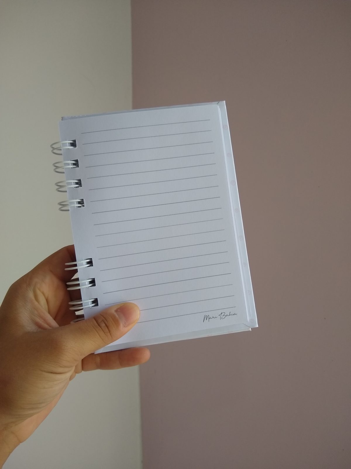 Mini caderno personalizado – Recriar Papelaria Artesanal