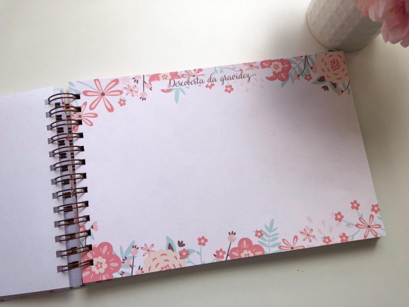 Livro do bebê personalizado (GRANDE) – Recriar Papelaria Artesanal
