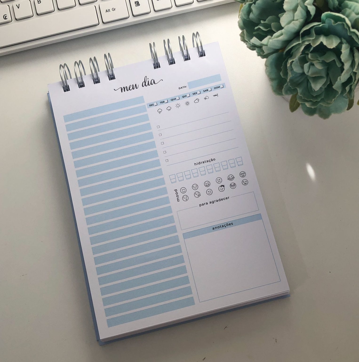 Planejador diário | PERSONALIZADO – Recriar Papelaria Artesanal